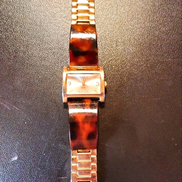 Accessories | Vintage Tortoise Shell Gold Tone Watch | Poshmark